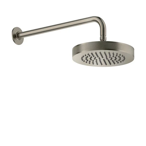 Gessi Inciso Antikalk-Dekor-Kopfbrause D218 mm, mit Gelenk und Wandarm 389 mm, 1/2 Anschluss Bei ...