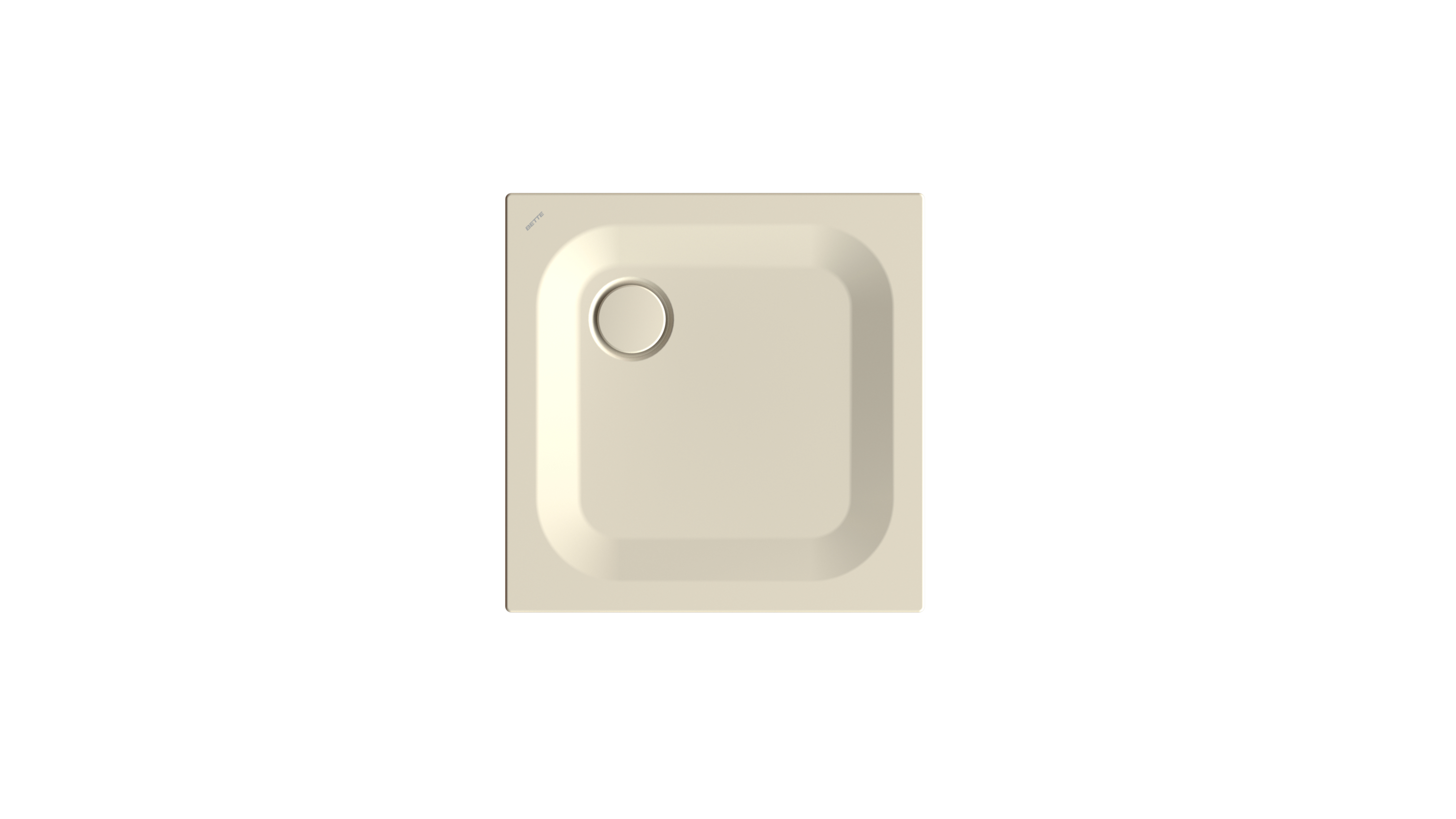 BetteUltra Rechteck-Duschwanne mit BetteGlasur Plus, 700x700x25mm, 5719 ...
