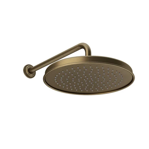 Gessi Venti20 Antikalk-Kopfbrause, D328mm, mit Gelenk und Wandarm 389mm, Wandmontage, 65149