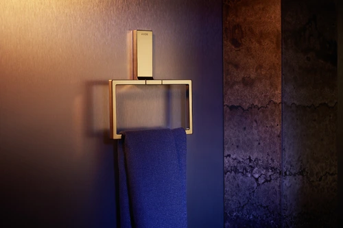 hansgrohe AXOR UNIVERSAL Rectangular Handtuchring, Metall, schwenkbar, 42623