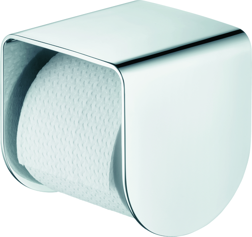 hansgrohe AXOR UNIVERSAL Accessories Toilettenpapierhalter, softsquare, mit Ablage, 42436